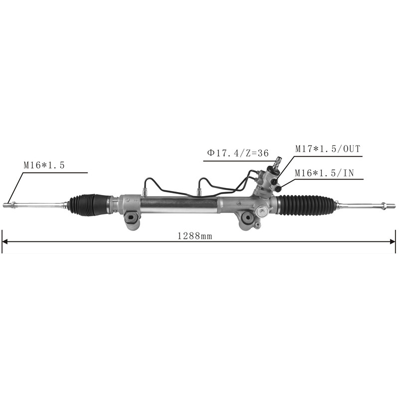 44250-0K740 44250-0K750 44250-0K730 Steering Gear for TOYOTA HILUX 2015 ...