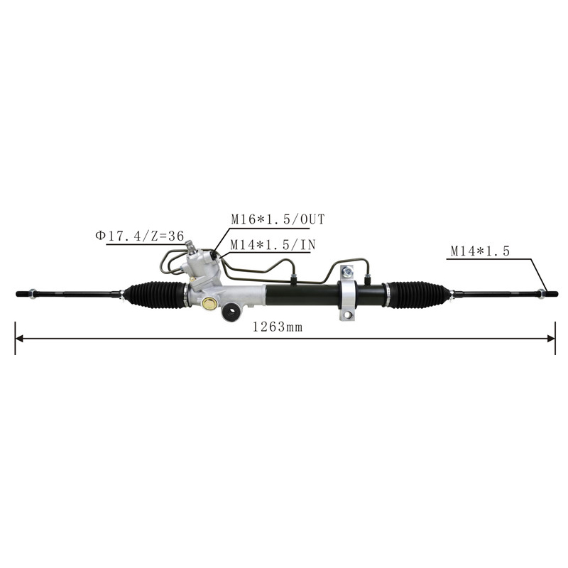 Car Parts Steering Gear for NISSAN ALMERA , 49001-95F0A