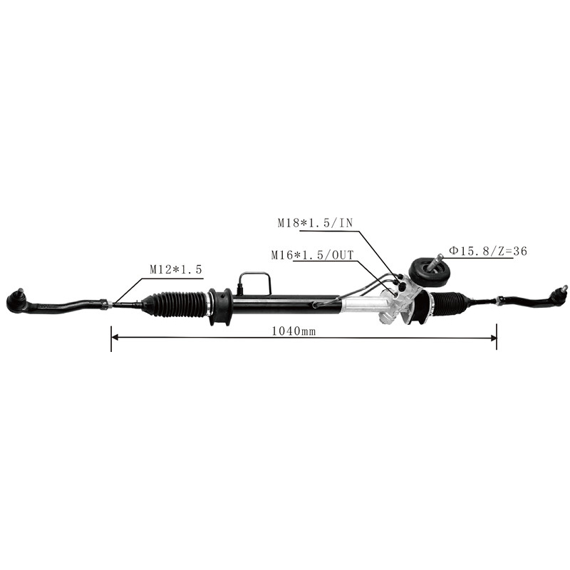 96425091 LHD Steering Gear for Chevrolet Aveo