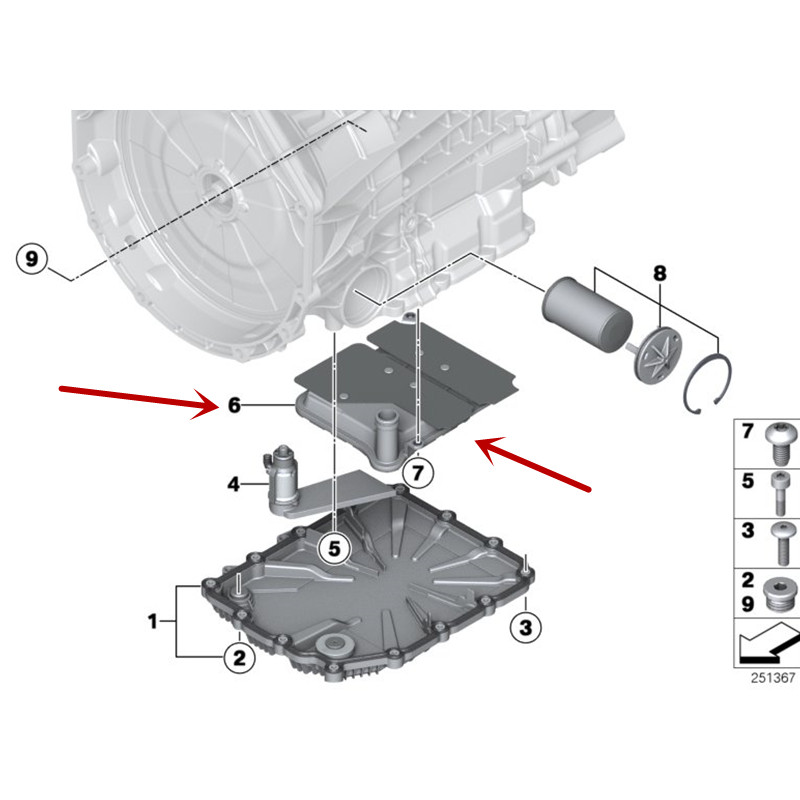 Transmission Filter 28107842828 4360114202 Fit For BMW