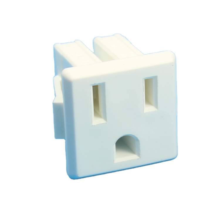 Black White Screw Mount Panel 3 Pins Inlet Power Plug AC 250V 10A IEC ...