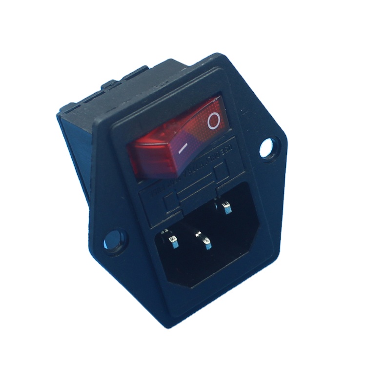 10A 15A 16A 250AVAC PCB Mount Female Socket IB-658 Electrical Power ...